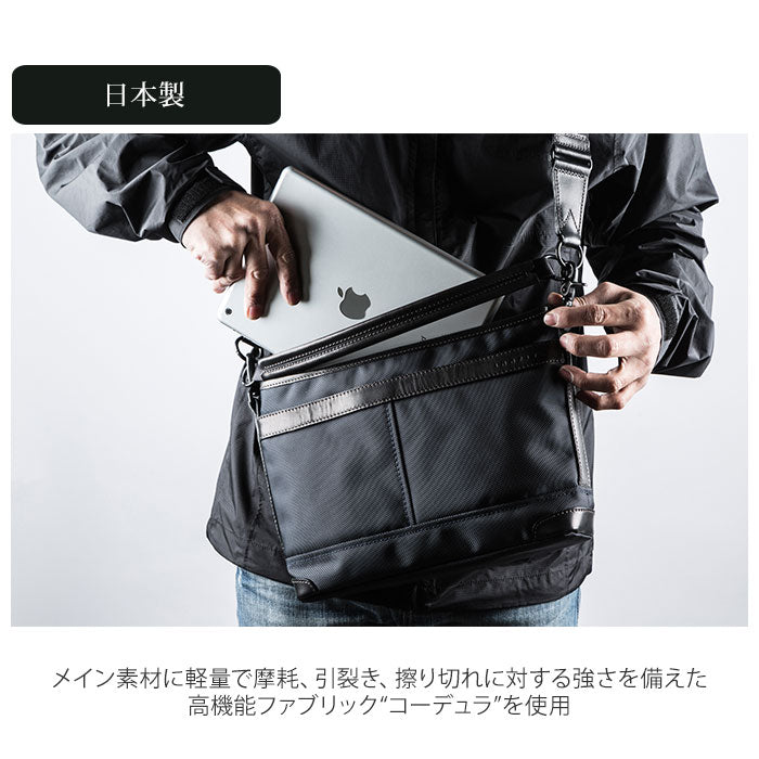 ショルダーバッグ メンズ 斜めがけ かっこいい 通販 大容量 ブランド INNFITH インフィス CONVERTIBLE 55150 B5 A5 おしゃれ シンプル 肩掛け 2way コーデュラ 通勤 通学 サブバッグ 自転車 サイクリング 旅行 ギフト プレゼント 入学 就職 新生活 誕生日 父の日 nozaki55150_2_2048x.jpg?v=